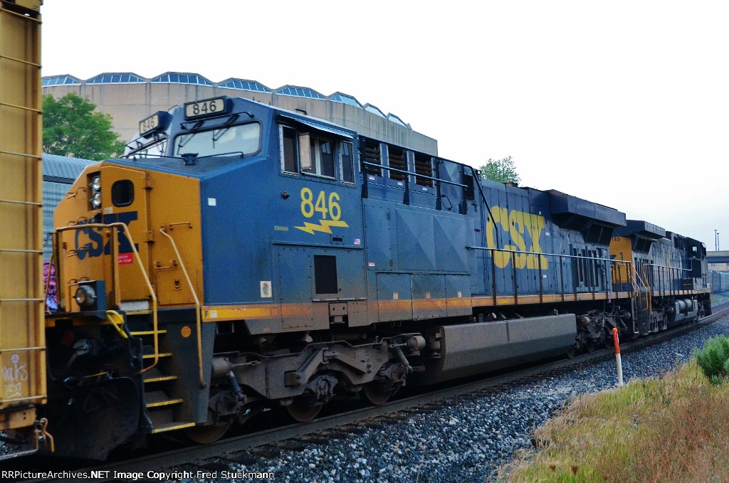 CSX 846 wraps it up.